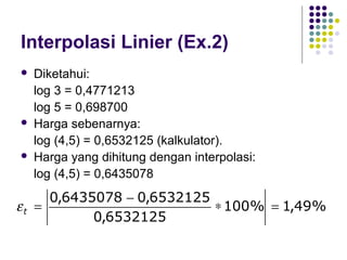 interpolasi | PPT