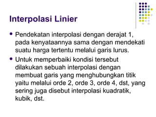 interpolasi | PPT