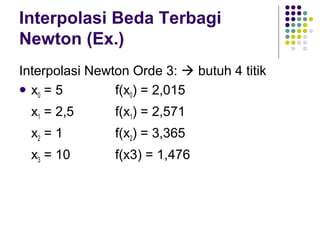 interpolasi | PPT