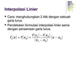 interpolasi | PPT
