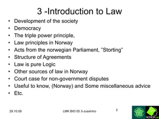 3 Introduction To Law | PPT