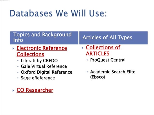 Lesson 3: Intro to Databases | PPT