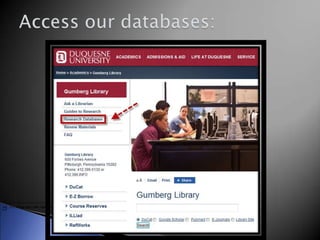 Lesson 3: Intro to Databases | PPT