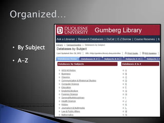 Lesson 3: Intro to Databases | PPT