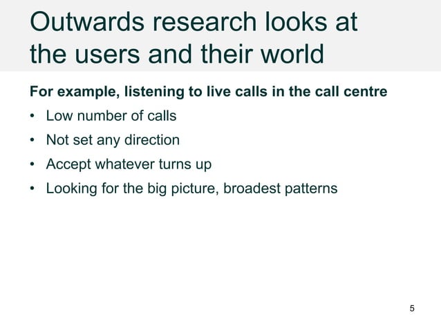 Inwards and outwards research: choosing your research methods according ...