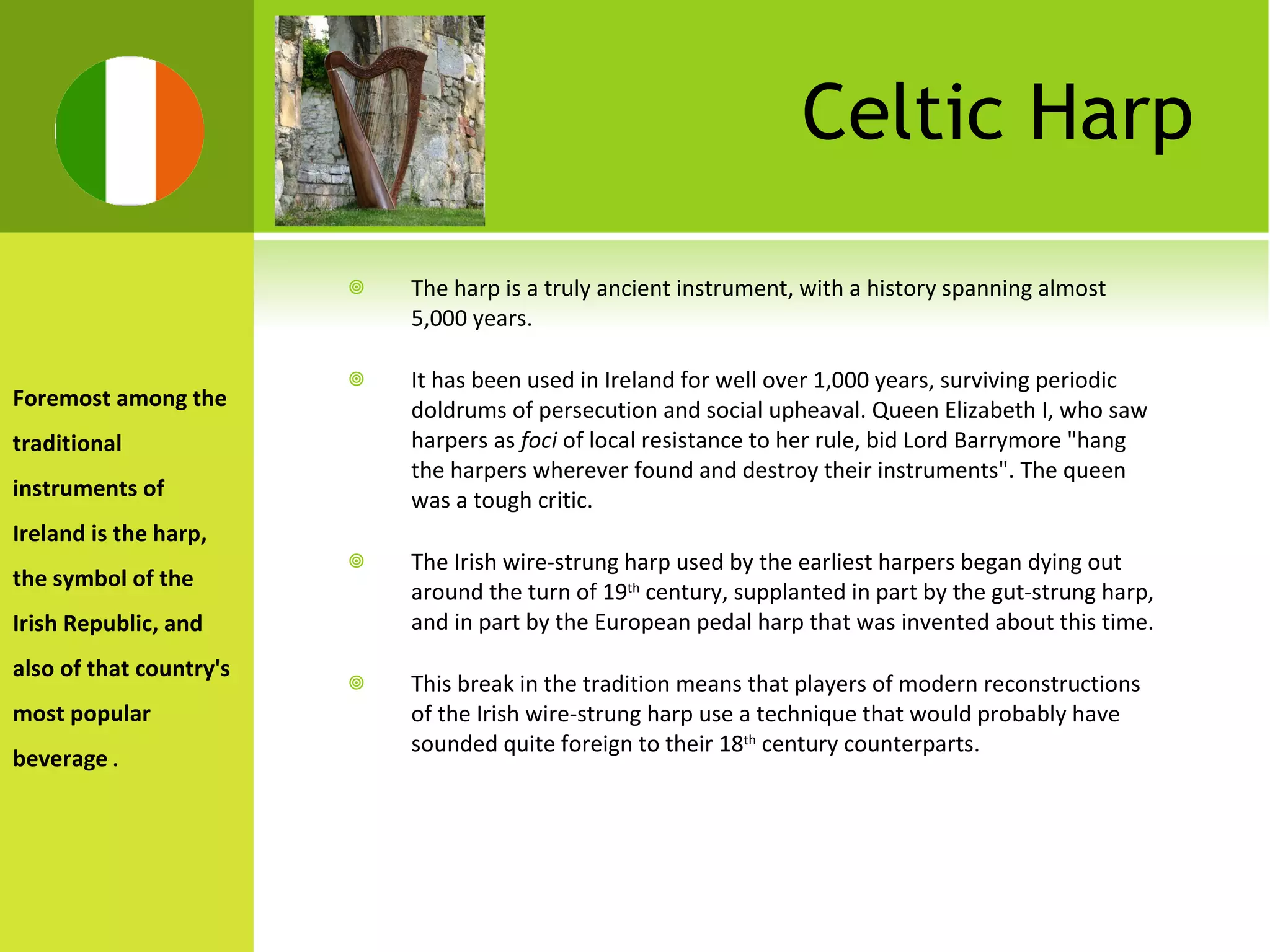 Irish instruments | PPT