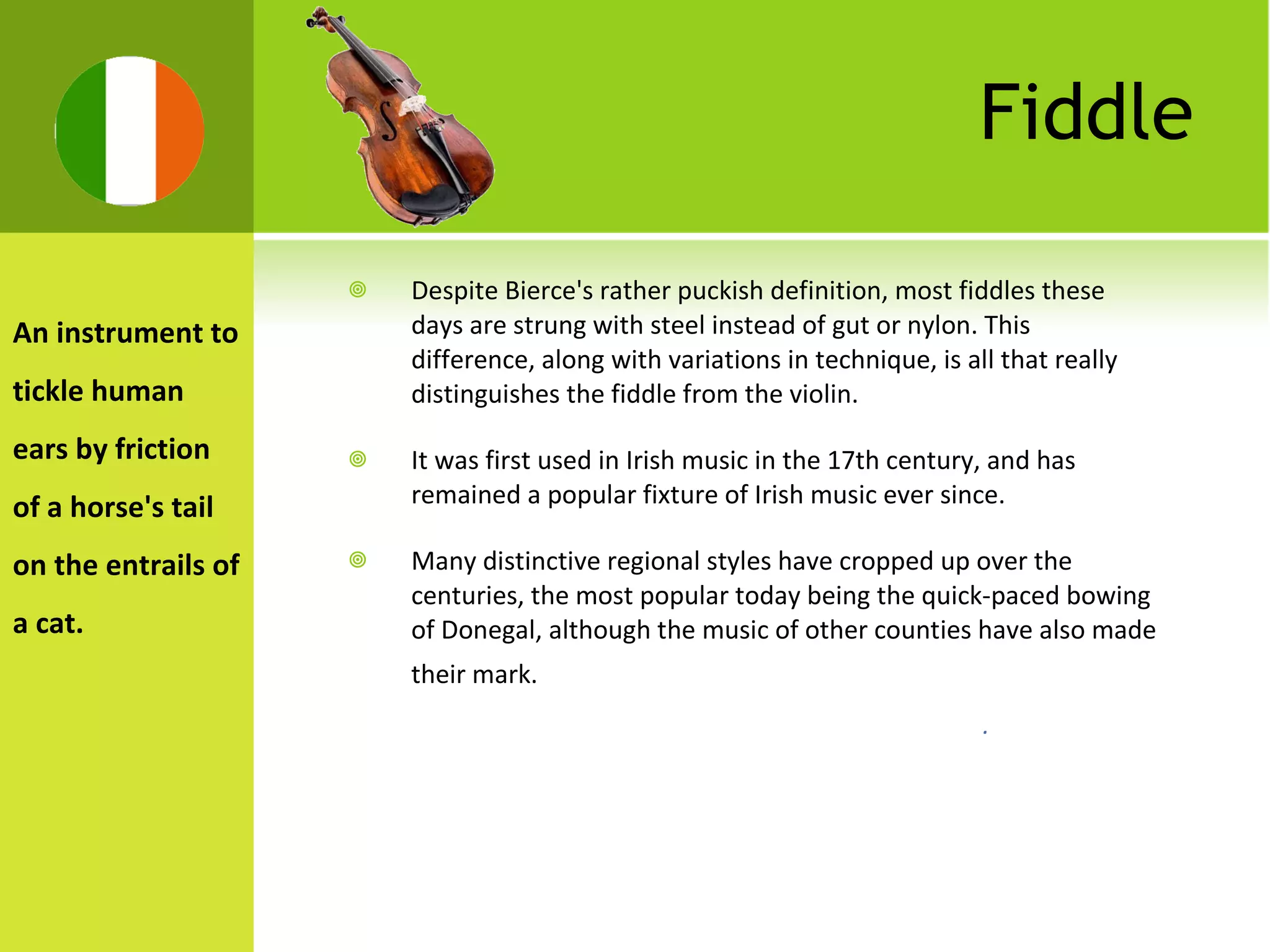 Irish instruments | PPT