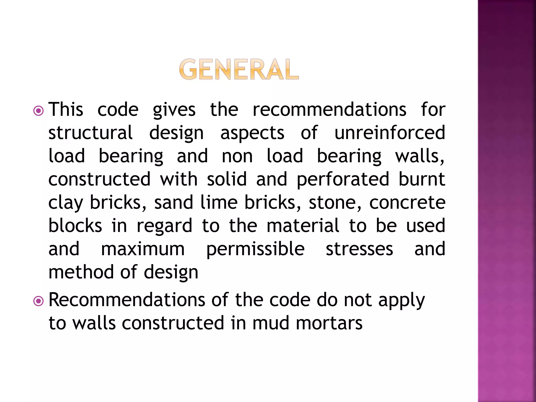 3- IS 1905 1987 Masonry Code.pptx