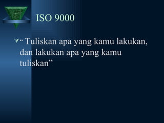 ISO 9000 | PPT