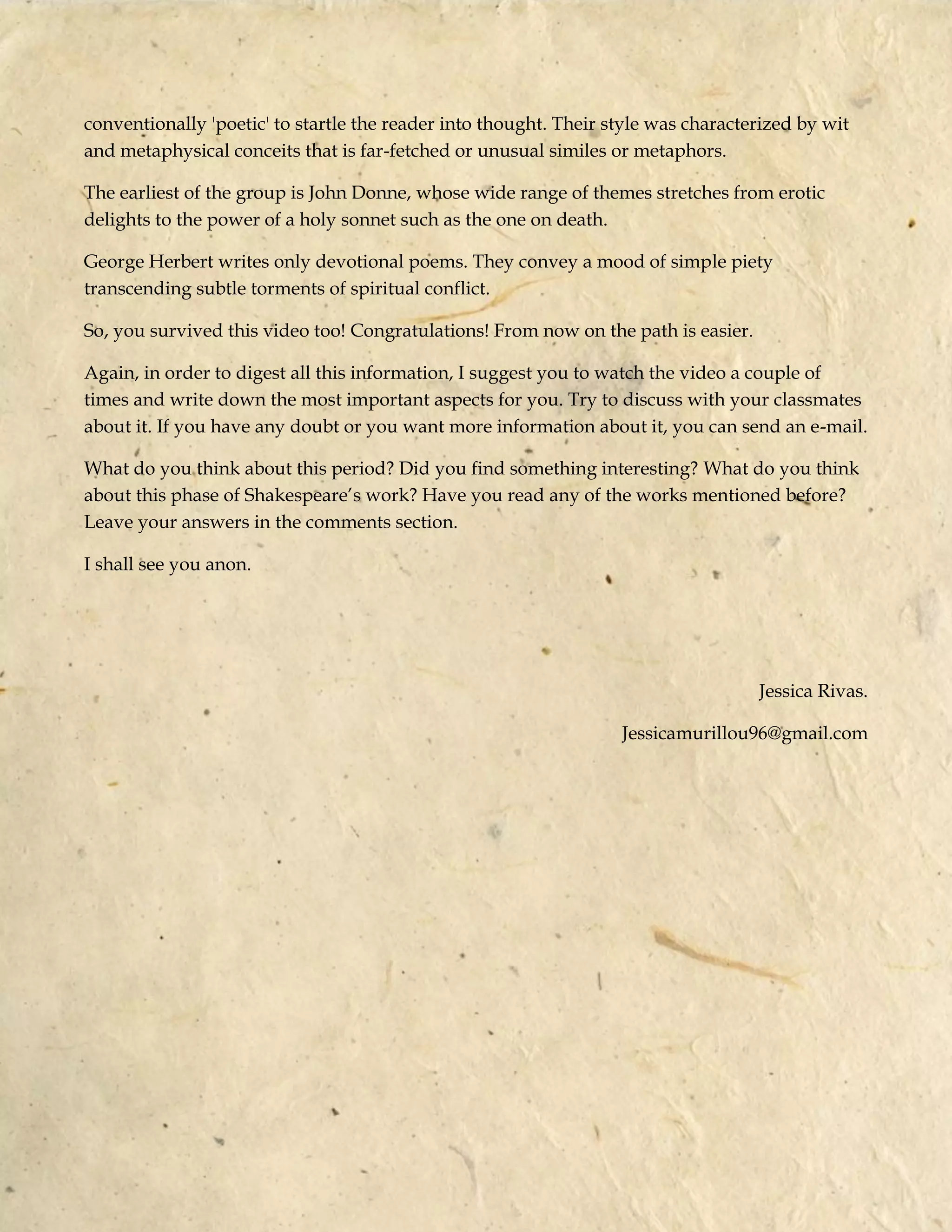 3 - Jacobean Period | PDF