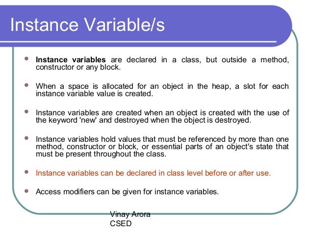 3 Java Variable Type