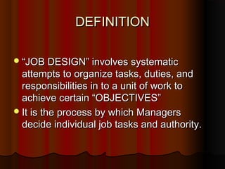 3...job design | PPT