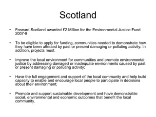 Overview of approaches in response to the challenge of environmental ...