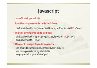 javascript web developpement framework web | PPT