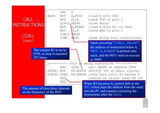 3 jump, loop and call instructions | PDF