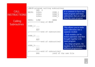 3 jump, loop and call instructions | PDF