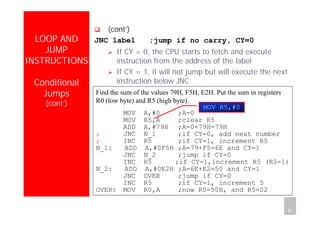 3 jump, loop and call instructions | PDF