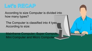 Types of computers | PPTX