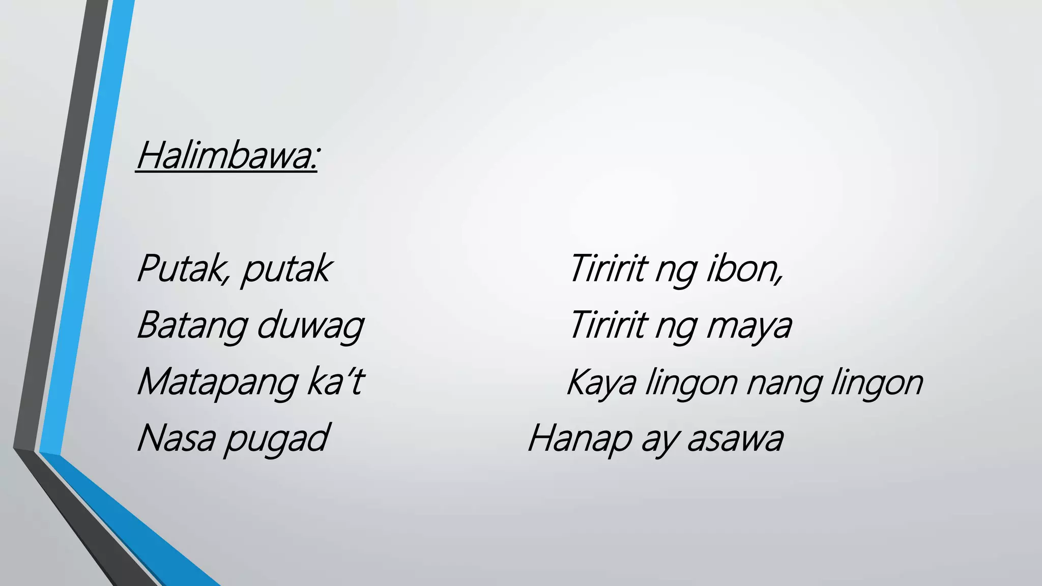 3 karunungang-bayan at kuwentong-bayan | PPTX