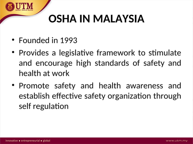 Occupational Safety and health (Amendment) Act 2022 | PPT