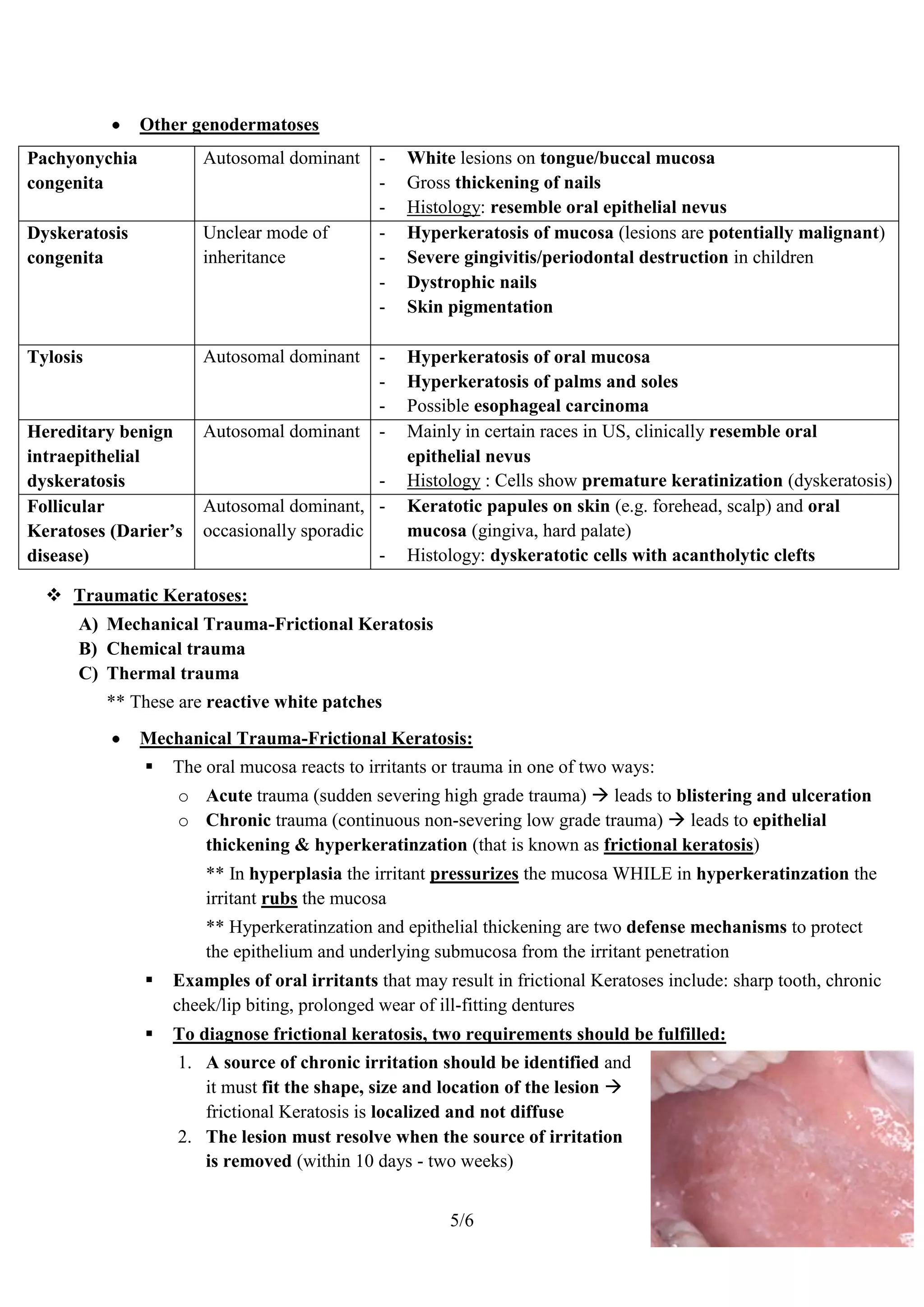 3 keratoses and related disorders of oral mucosa i | DOCX