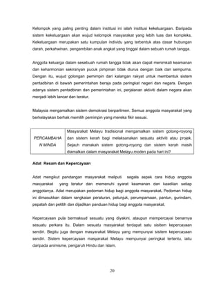 3. kesusasteraan, kebudayaan dan kesenian melayu | DOC