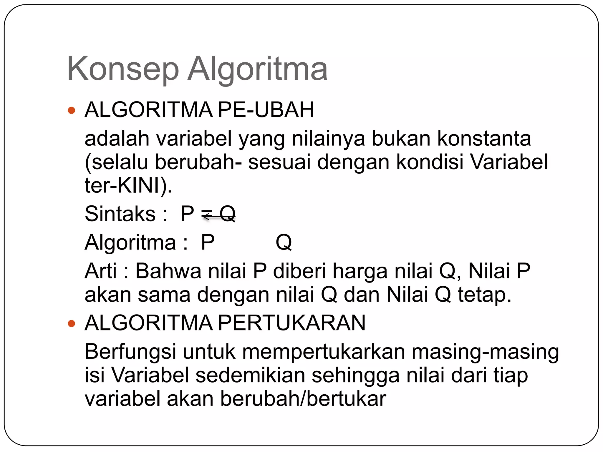 3 konsep algoritma | PPT