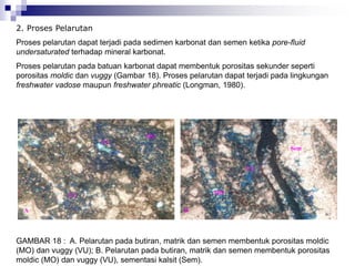 materi kuliah DIAGENESA batuan KARBONATT | PPT
