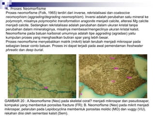 materi kuliah DIAGENESA batuan KARBONATT | PPT