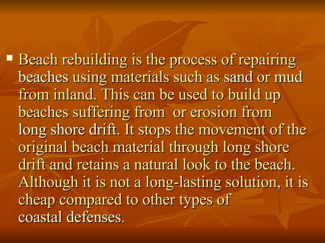 3 Land Reclamation Ppt | PPT | Environment | Science