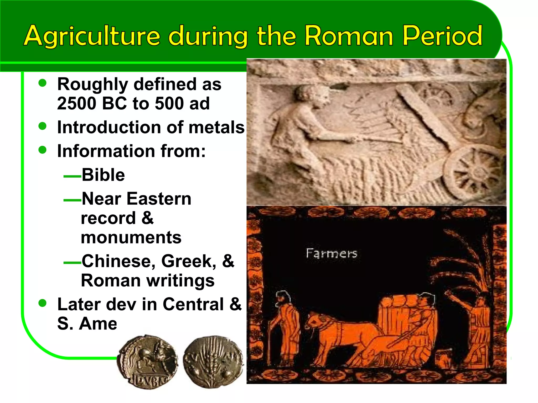 The Origin of Agriculture | PPT
