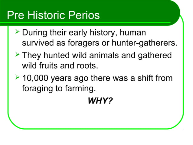 The Origin of Agriculture | PPT