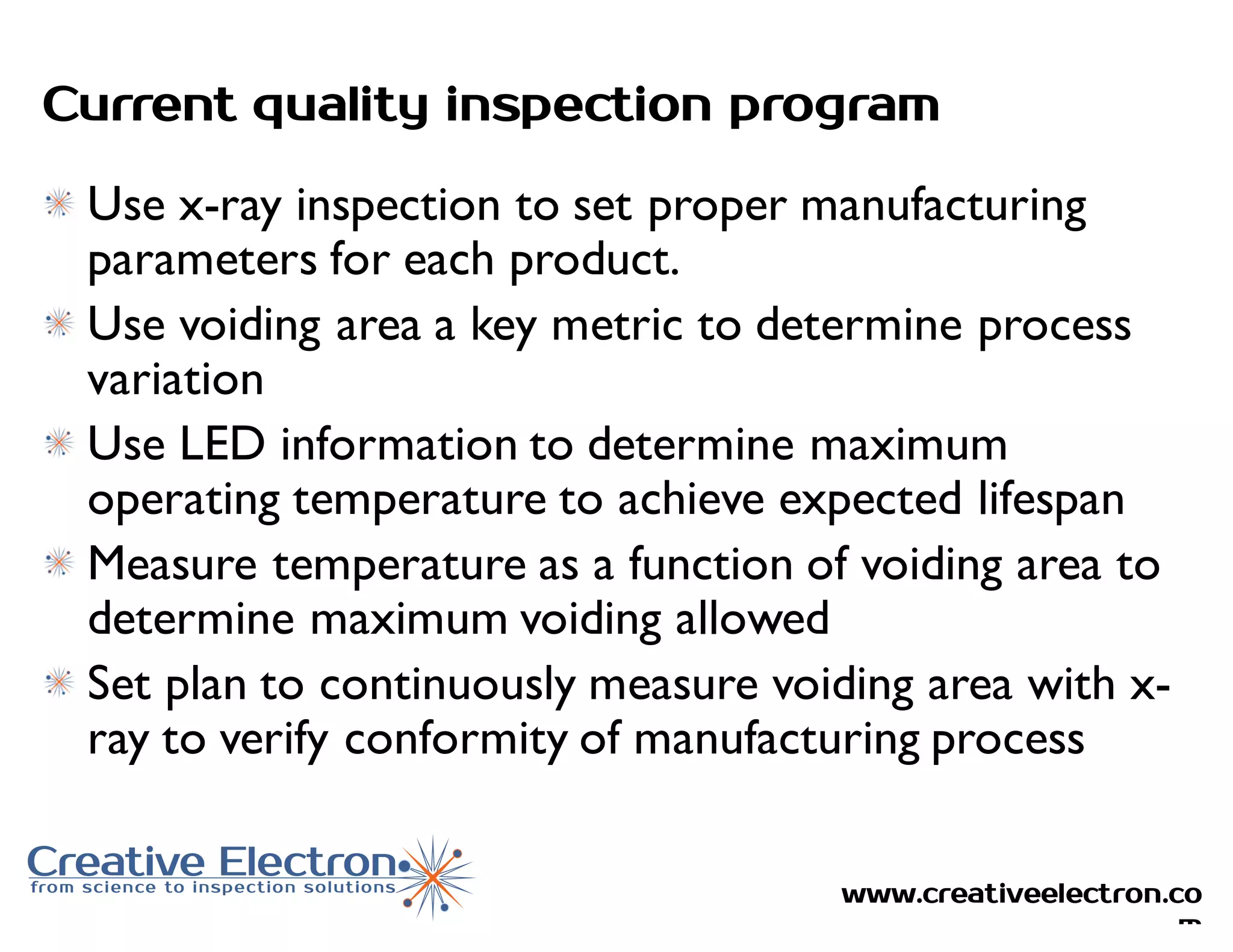 LED, BGA, and QFN assembly and inspection case studies | PPT
