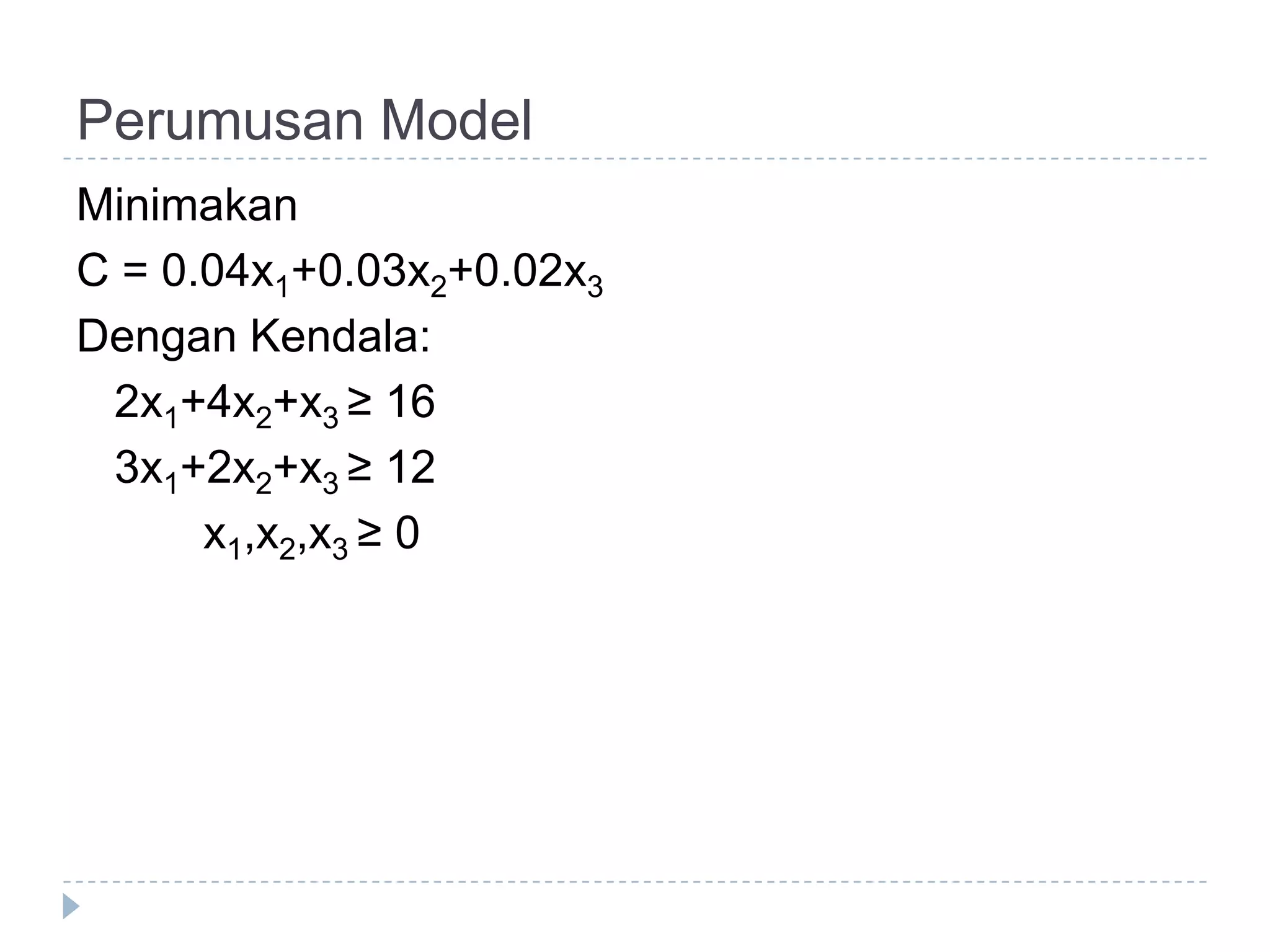 3. linear programming kompleks | PPTX