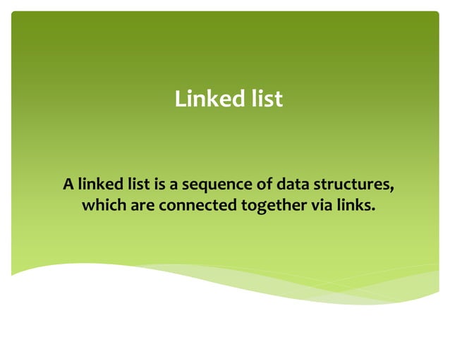linked list in Data Structure, Simple and Easy Tutorial | PPTX