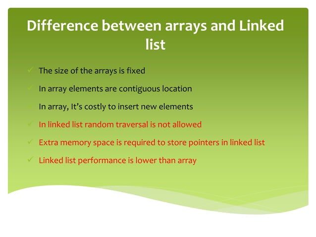 linked list in Data Structure, Simple and Easy Tutorial | PPTX