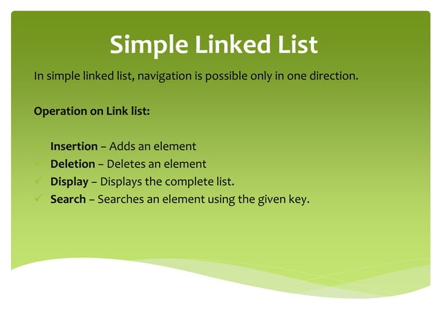 linked list in Data Structure, Simple and Easy Tutorial | PPTX