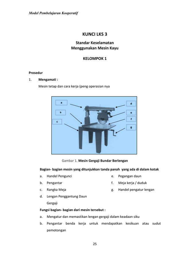 3. lks 3 penggalan 1 mpk standar keselamatan menggunakan mesinkayu | DOCX