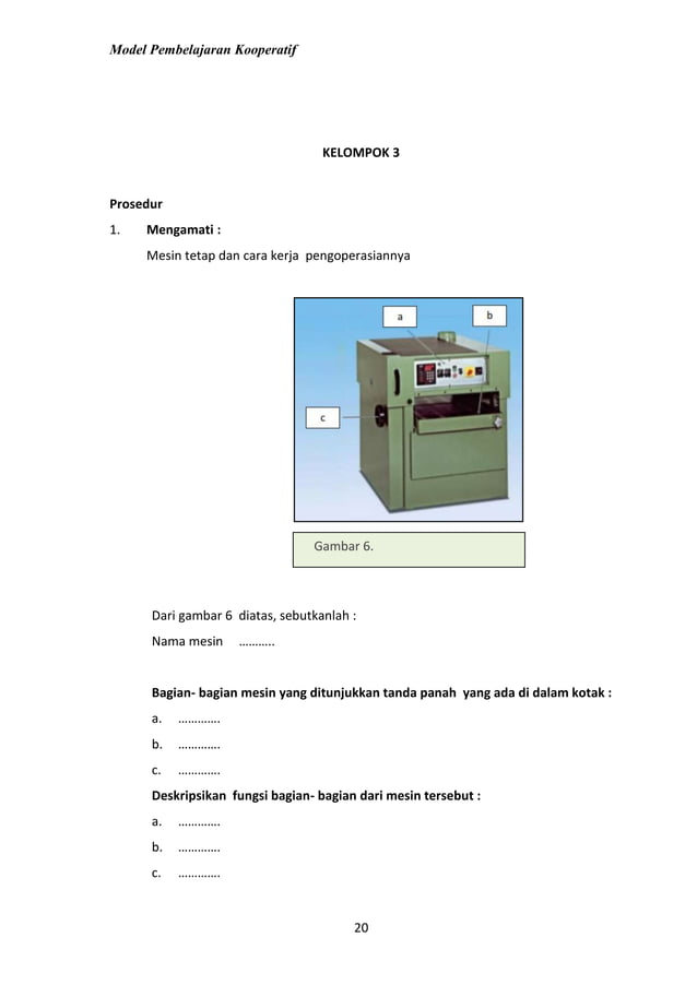3. lks 3 penggalan 1 mpk standar keselamatan menggunakan mesinkayu | DOCX