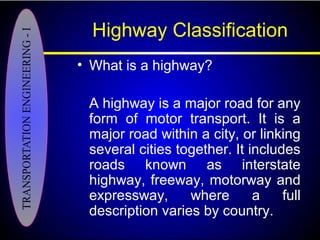 Location controls and highway classification | PPT