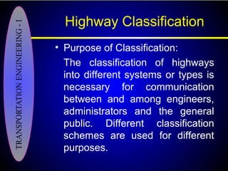 Location controls and highway classification | PPT