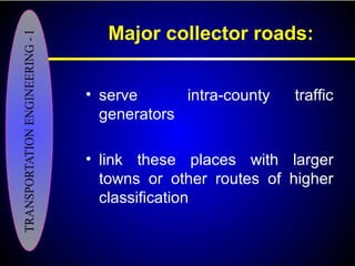Location controls and highway classification | PPT