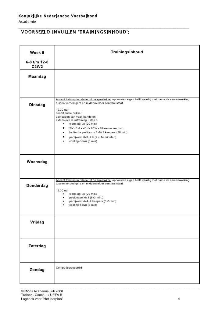 3. logboek jaarplan - tcii