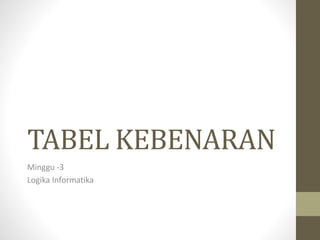 3-LogikaInformatika-Tabel Kebenaran-3.pptx