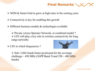 3 lte applications for m2 m and smart grid | PPT