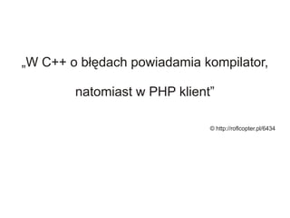 Xdebug – debugowanie i profilowanie aplikacji PHP | PPT