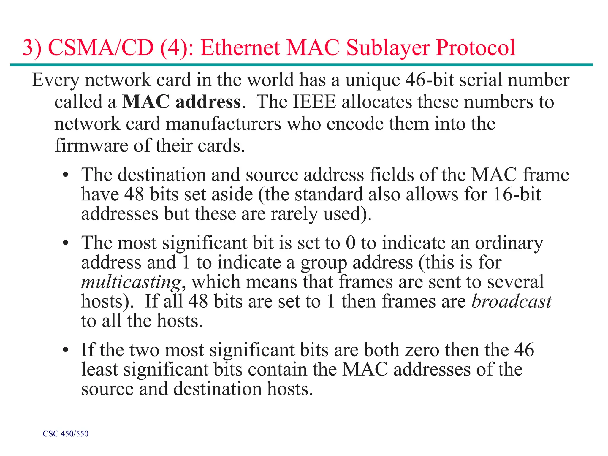 MEDIUM ACCESS CONTROL Sublayer IN CN.ppt