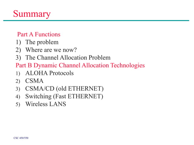 MEDIUM ACCESS CONTROL Sublayer IN CN.ppt | Computer Networking | Computing