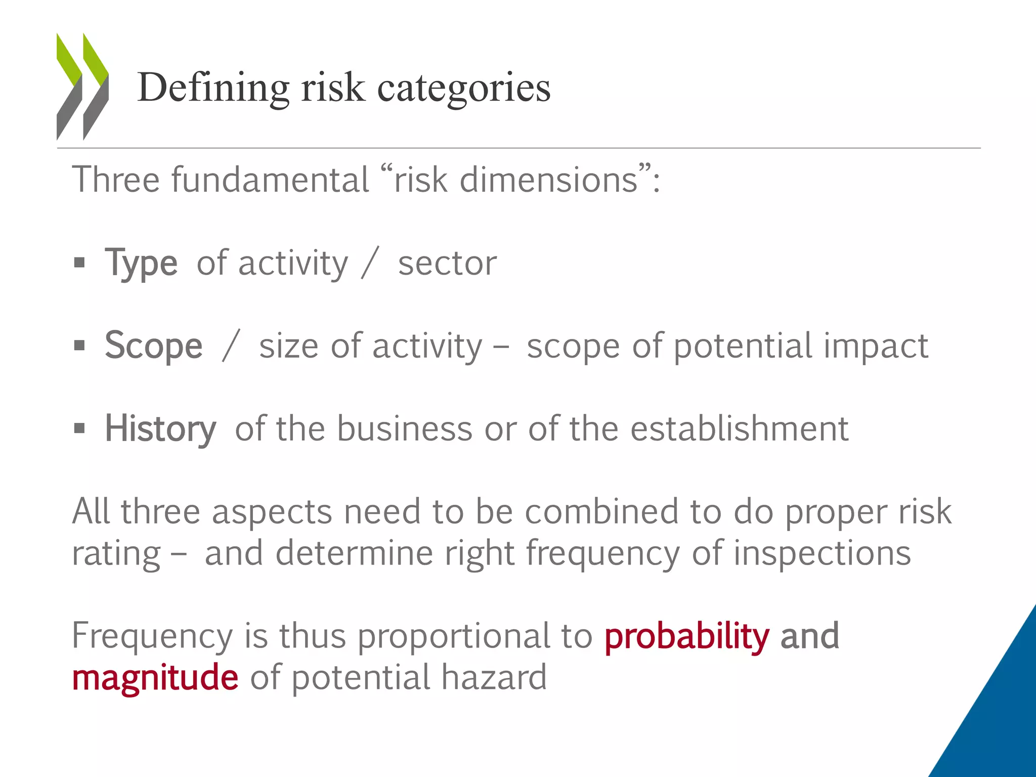 Risk-based Regulation: OECD Best Practice Principles, Nick Malyshev | PDF