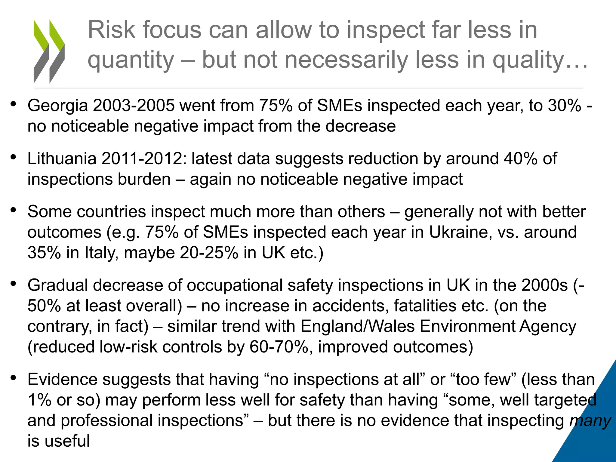 Risk-based Regulation: OECD Best Practice Principles, Nick Malyshev | PDF
